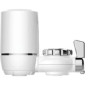 Waterdrop WD-FC-01 NSF Certified Basic Faucet Filter, 320-Gallon Carbon Fiber Faucet Filtration System, Tap Water Filter, Reduces 93% Chlorine, Bad Taste and Odor with One Filter