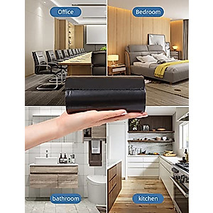 Small Trash Bags 80 Counts, Waikas Garbage Bags for Bathroom Car Mini Trash Can, Plastic Bag for Bedroom Living Room, 4 Gallons, Black