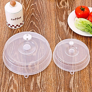 U-M Microwave Plate Cover with Steam Vents Dish Cover Microwave Splatter Cover Attractive