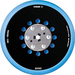 Bosch Professional 1x Expert Multihole Backing Pad Universal (Version Hard, Ø 150 mm, Accessories Random Orbital Sander)