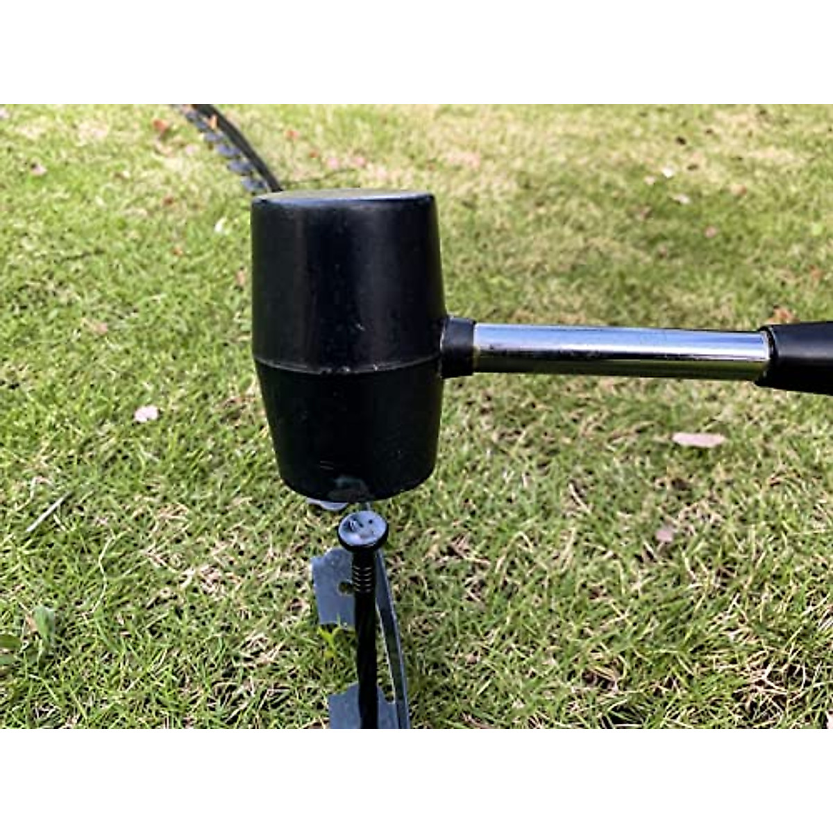 Hugeleaf Garden Flex Lawn Edging, Paver Edging, No-Dig, Landscape Edging, Plant Border, Garden Edging, Flower Bed Edging, Length 30 Feet Black