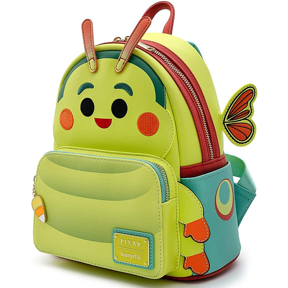 Loungefly x Disney A Bug's Life Heimlich Cosplay Mini Backpack (One Size, Multi)