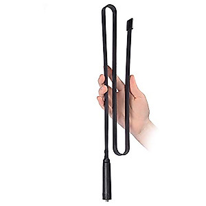 Bingfu Foldable CS Tactical SMA Female Ham Radio Antenna 2-Pack Dual Band VHF UHF 136-520MHz 42.5 inch Antenna for Kenwood Baofeng BF-F8HP UV-5R UV-82 BF-888S GT-3 Ham Two Way Radio Walkie Talkie
