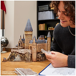 4D Build, Harry Potter Hogwarts Castle 3D Puzzle Model Kit 209 Pcs | Harry Potter Gifts Desk Decor | Building Toys | 3D Puzzles for Adults & Teens 12+