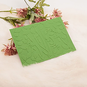 5Pcs Flower Leaf Plastic Embossing Folder DIY Craft Template Molds Stamp Stencils Scrapbook Paper Cards Photo Album Making Tools Embossing Folders Handmade Art Craft Supplies Decorating Mold