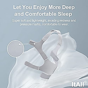 2Pieces Head Strap Compatible with WIS. P Head Strap, Replacement Headbands Compatible with All Kinds of Head Type, Strap Included ONLY, ItAll Supplies