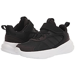 adidas OZELLE Running Shoe, Black/Black/Carbon (Elastic), 6.5 US Unisex Big Kid