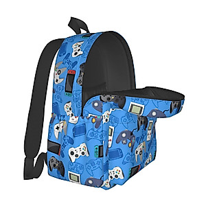 Shoggoth Gaming Backpack 17 Inch Video Game Casual Daypack Lightweight Women's Laptop Backpack Campus Travel Bag for Women Man Hiking