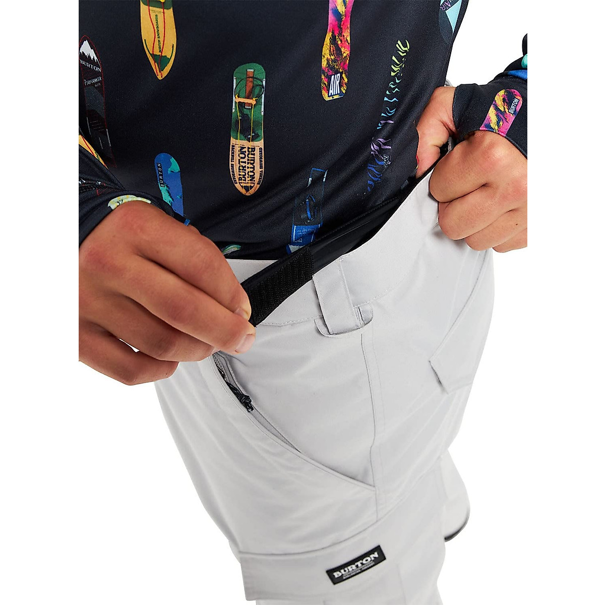 Burton Men's Standard Cargo Pant Regular Fit, Lunar Gray, X-Large