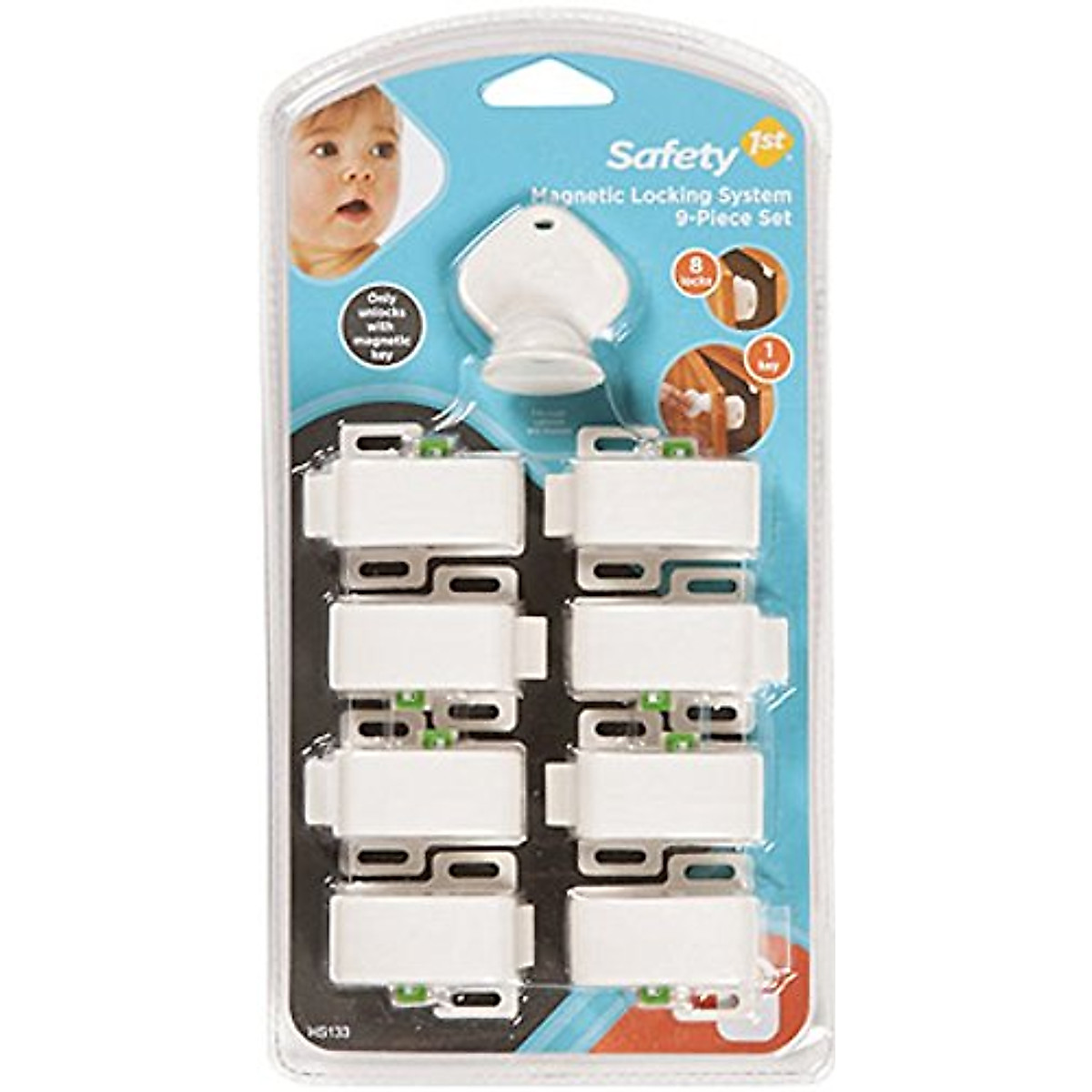 Safety 1st Magnetic Locking System (1 Key and 8 Locks)