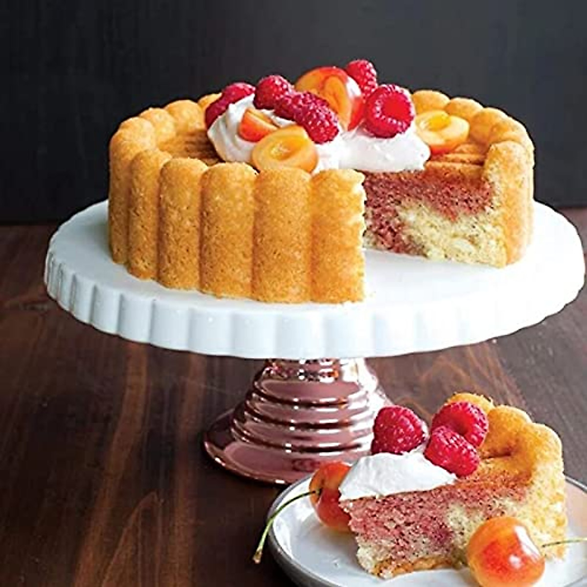 Koolouispoper Cake Mold Aluminium Kitchen Accessories Decoration Round Christmas Wedding Family 3D Cake Pan 24 * 7 * 2cm