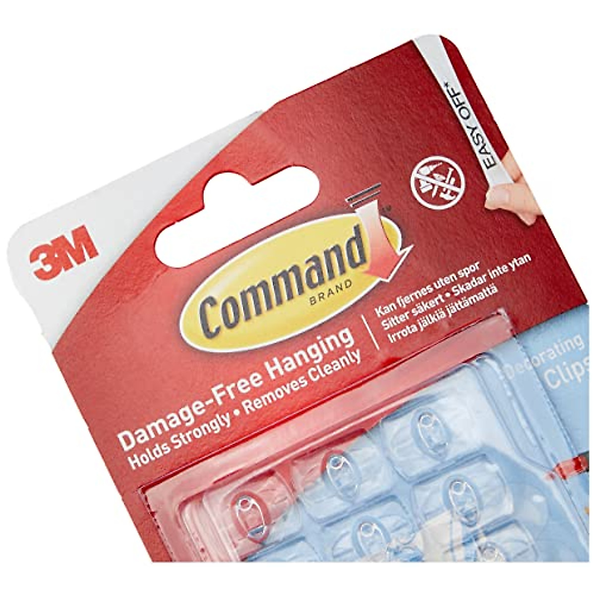 3M Company 17026CLR Clear Decorating Clips