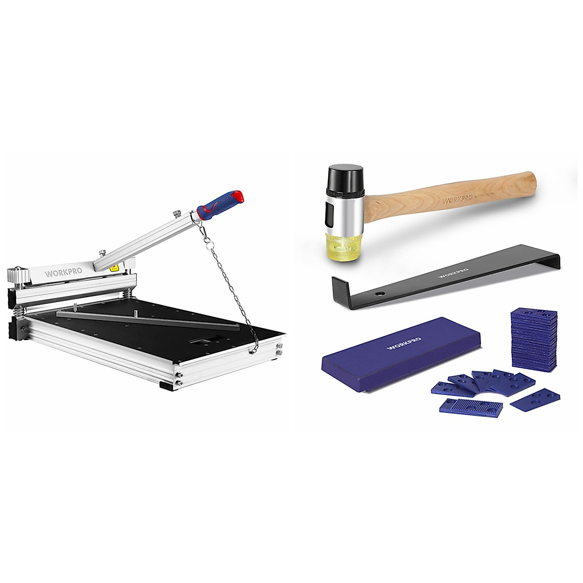 WORKPRO 13" Laminate Floor Cutter With WORKPRO Wood Flooring Installation Kit