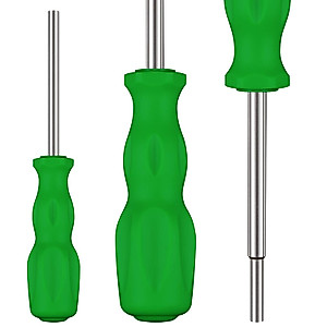 Gamebit Screwdriver Set, Security Screwdriver Bit Set 3.8mm and 4.5mm Security Screwdriver Bits Perfect fit for Virtual Boy, Opening Nintendo, Sega Consoles and Game Cartridges - Green