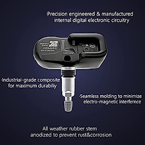 Marsflex TPMS Sensor Compatible for Toyota Scion Pontiac Lexus, Camry rav4 Scion Yaris Corolla Tire Pressure Monitoring Sensor Replaces# 42607-33011 PMV-107J 42607-33021 42607-06011 315MHz