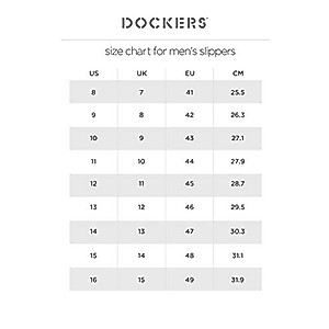 Dockers Men's Christopher Classic Casual Roll Collar Clog Slippers, Size 8 to 13 (Black Rugged, Numeric_9_Point_5)