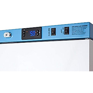 Accucold 1 cu ft Countertop Pharma-Vac Medical Refrigerator w/Solid Door - Temperature Alarm, 115v