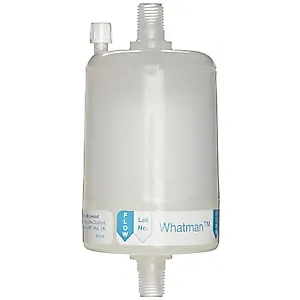 Whatman 2702T Polycap TF 75 PTFE Membrane Capsule Filter with FNPT Inlet and Outlet, 60 psi Maximum Pressure, 0.2 Micron (Pack of 5)