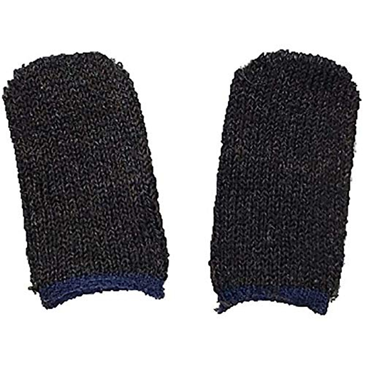 XJXJ Anti-sweat Finger Set Game Finger Set Half Finger Set Touch Screen Game Anti-hand Sweat Ultra-thin Non-slip Gloves Professional Game Finger Sets rheumatoid arthritis gloves (Color : Black)