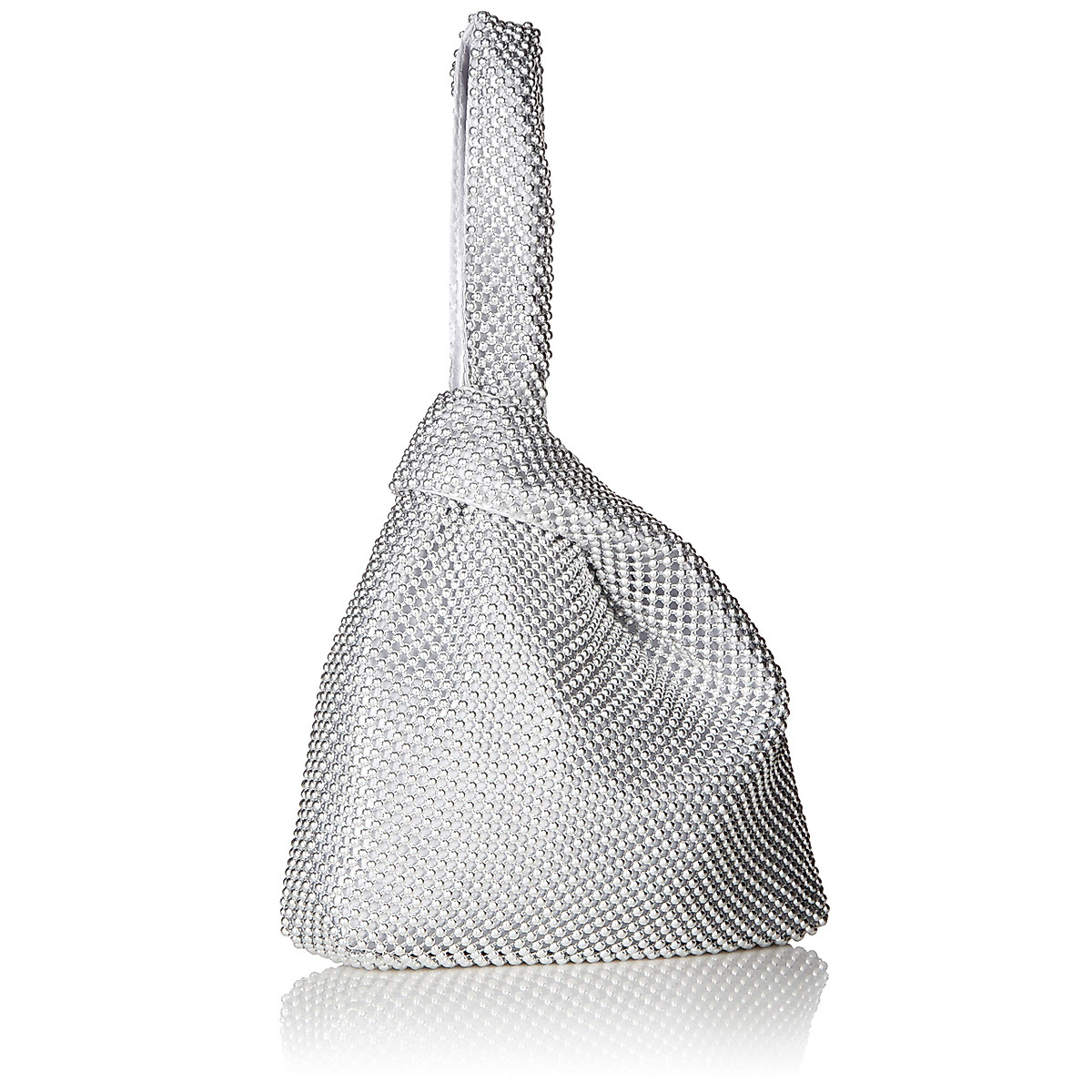 Jessica McClintock Logan Mesh Evening Pouch, Silver