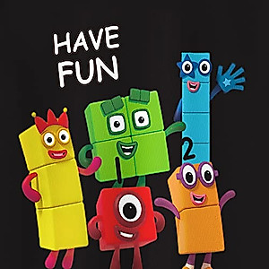 Difforever Boys Numbers Cartoon Short Shirts and Pants Sets Kids Girls Cartoon Home Daily Playwear Causal Wear for 4-8 Years