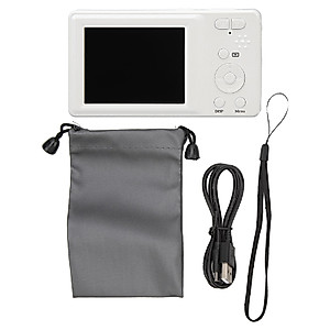 4K Digital Camera Auto Focus 2.7 Inch TFT Screen Small Camera for Teens Facial Recognition for Photography (Silver)