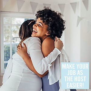 Hadley Designs 25 Books For Baby Shower Request Cards - Blue Baby Shower Invitation Inserts, Book Request Baby Shower Guest Book Alternative, Bring A Book Instead Of A Card for Boys