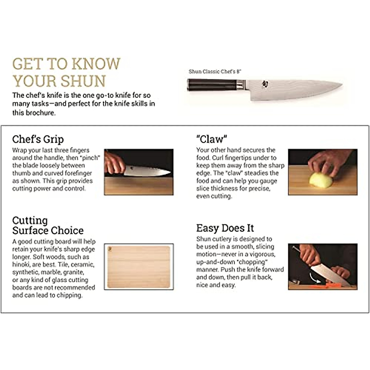 Shun Premier Build-a-Block Set; Includes 8-inch Chef’s Knife, Hand-Hammered Tsuchime Finish, VG-MAX Steel Core, Damascus Cladding; Includes Honing Steel and Sustainable Bamboo Slimline Knife Block