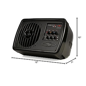 Galaxy Audio PA6BT 6" 170 Watt 2-Way Powered Hot Spot Monitor Speaker With Bluetooth,Black