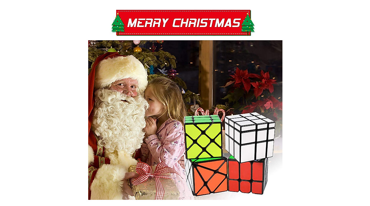 YJ Cube Set 4-Pack: Unique Challenging Puzzle Cubes