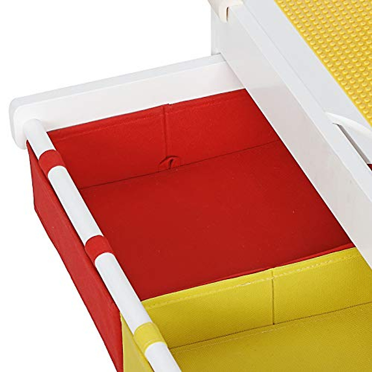 4-in-1 Game and Construction Table Set for Indoor Activities and Outdoor Water Play Storage