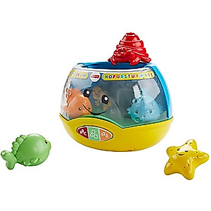 Fisher-Price Laugh & Learn Baby & Toddler Toy Magical Lights Fishbowl With Smart Stages Learning Content For Ages 6+ Months
