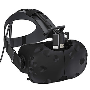 Skywin 3-in-1 Flat HTC Vive Compatible Cable - Replacement 3-in-1 Connection Cable for HTC Vive Headset and Linkbox (5 Meters / 16 Feet)