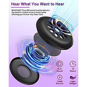 MUSICOZY Sleep Headphones Wireless Bluetooth Headband, Music Sports Sleeping Headband Headphones for Workout, Jogging, Yoga