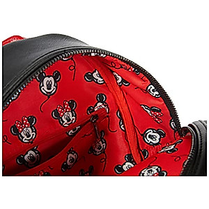 Loungefly Disney Mickey Mouse Balloon Womens Double Strap Shoulder Bag Purse
