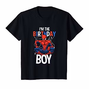 Marvel Comics Spider-Man Classic I'm The Birthday Boy T-Shirt
