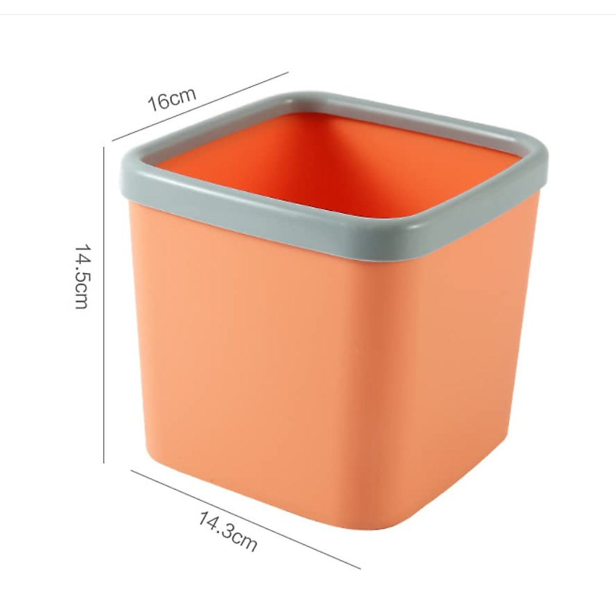 Multifunctional Mini Office Trash Can (Blue)