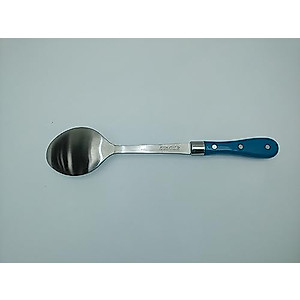 The Pioneer Woman Basting Spoon Large Stainless Steel Teal Handle 14" Long