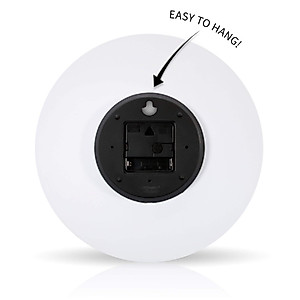 The Full Color Company Dice 'n Dominoes 10.75" Round Acrylic Wall Clock