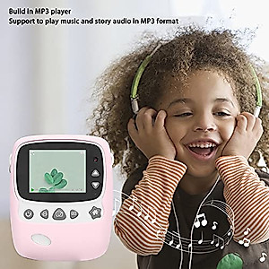 EBTOOLS Kids Digital Camera, 2.4inch IPS Display Kids Video Selfie Camera, Support up to 32GB Memory Card, Gifts for Children(Pink)