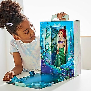 Disney Store Official Ariel Story Doll, The Little Mermaid, 11 Inch, Fully Posable Toy in Glittering Outfit - Suitable for Ages 3+ Toy Figure, Gifts for Girls, New for 2023?