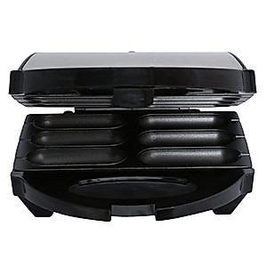 Brentwood TS-601S Non-Stick 6 Mini Corn Dog Maker, Stainless Steel