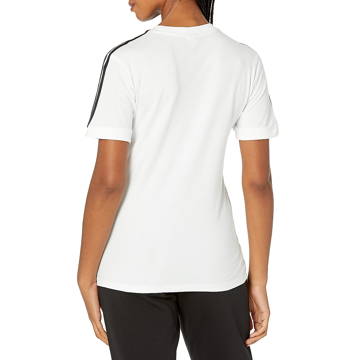 adidas Originals,womens,3-Stripes Tee,Black,X-Large