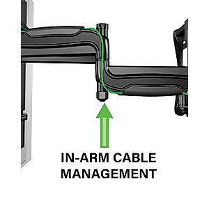 Made for Amazon Universal Full-Motion TV Wall Mount for 50-82" TVs and Compatible with Amazon Fire TVs