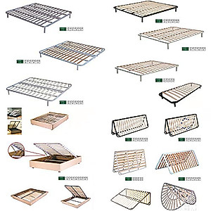 Replacement Support Wooden Slats for Metal Bed Frame Holders Kits Wood