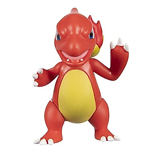 Pokemon Fire-Themed Battle Figure Set: 4.5" Arcanine, 3" Charmeleon, 2" Cyndaquil - Exclusive Toys for Kids & Pokemon Fans