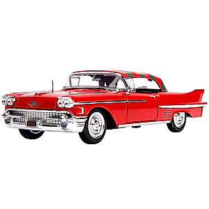 Jada Toys 1:24 Nightmare - '57 Cadillac W/Figure, Red, Standard, 26066