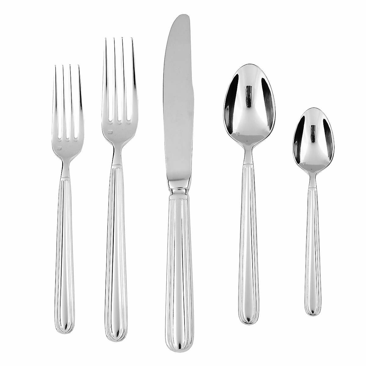 Fortessa Metropolitan 18/10 Stainless Steel Flatware Table Fork, Set of 12