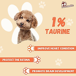 Pawmate Dog Treats Large Breed, Chicken Wrapped Rawhide Donuts Ring Rawhide Dog Chews Long Lasting Grain Free Snacks with Taurine for Medium Large Dogs 4 Counts