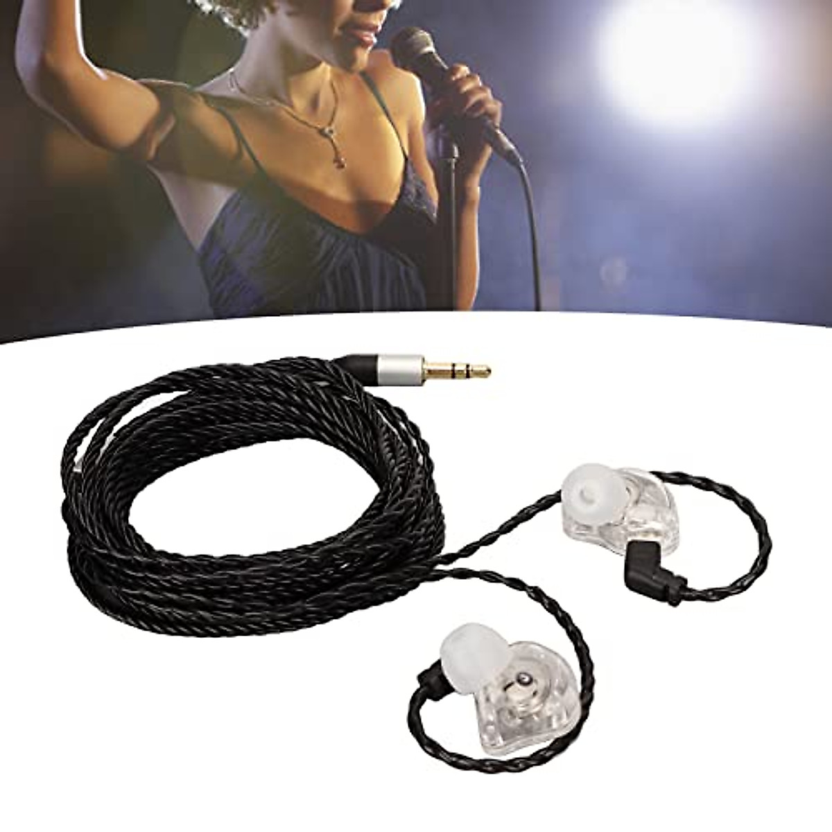 HiFi Wired Headphones, Wired Monitor Headphones, Heavy Bass, 3.5mm Jack Musician for DJ